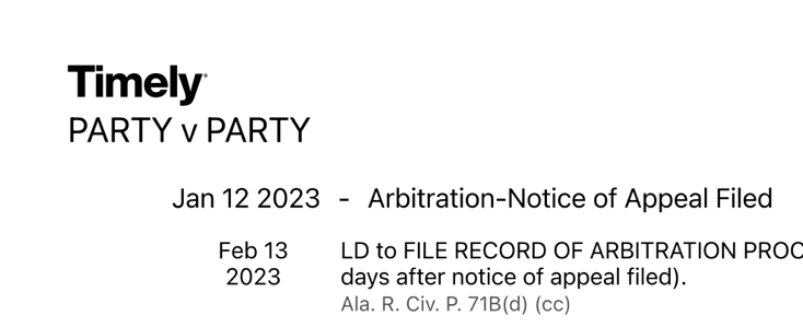 Timely – Filevine Help Center
