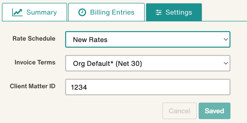 Project-Level Billing – Filevine Help Center