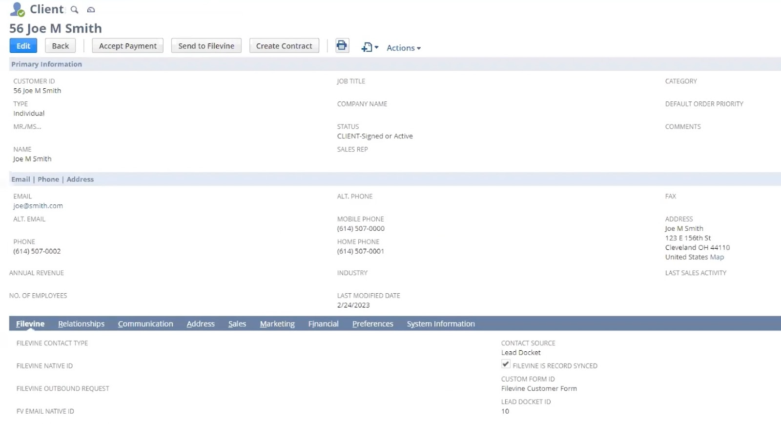 Filevine Oracle Netsuite Integration Filevine Help Center