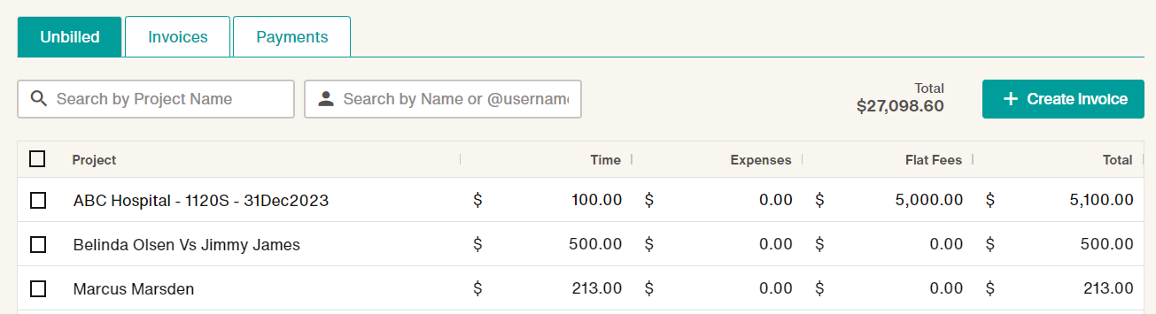 Billing Advanced Tool – Filevine Help Center