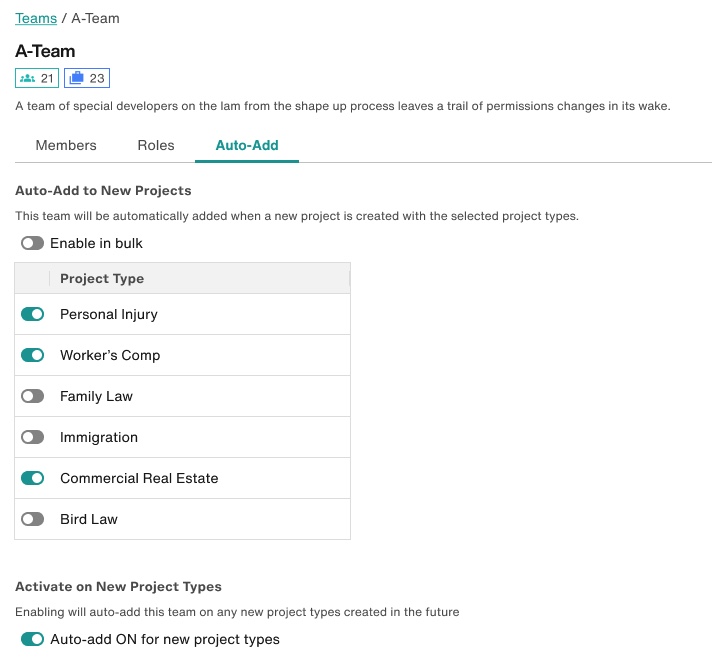 Team Management – Filevine Help Center