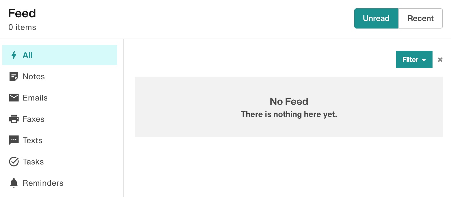 User Feed – Filevine Help Center