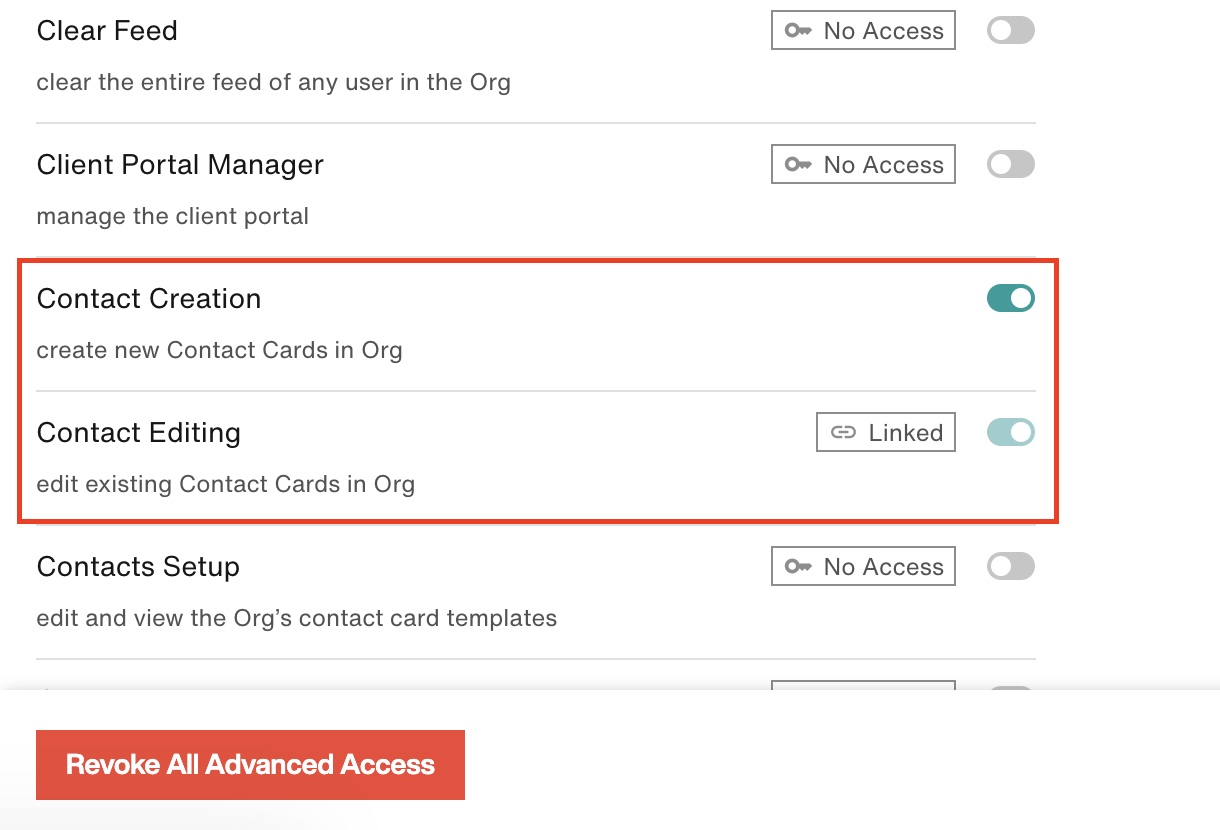 Contact Permissions – Filevine Help Center