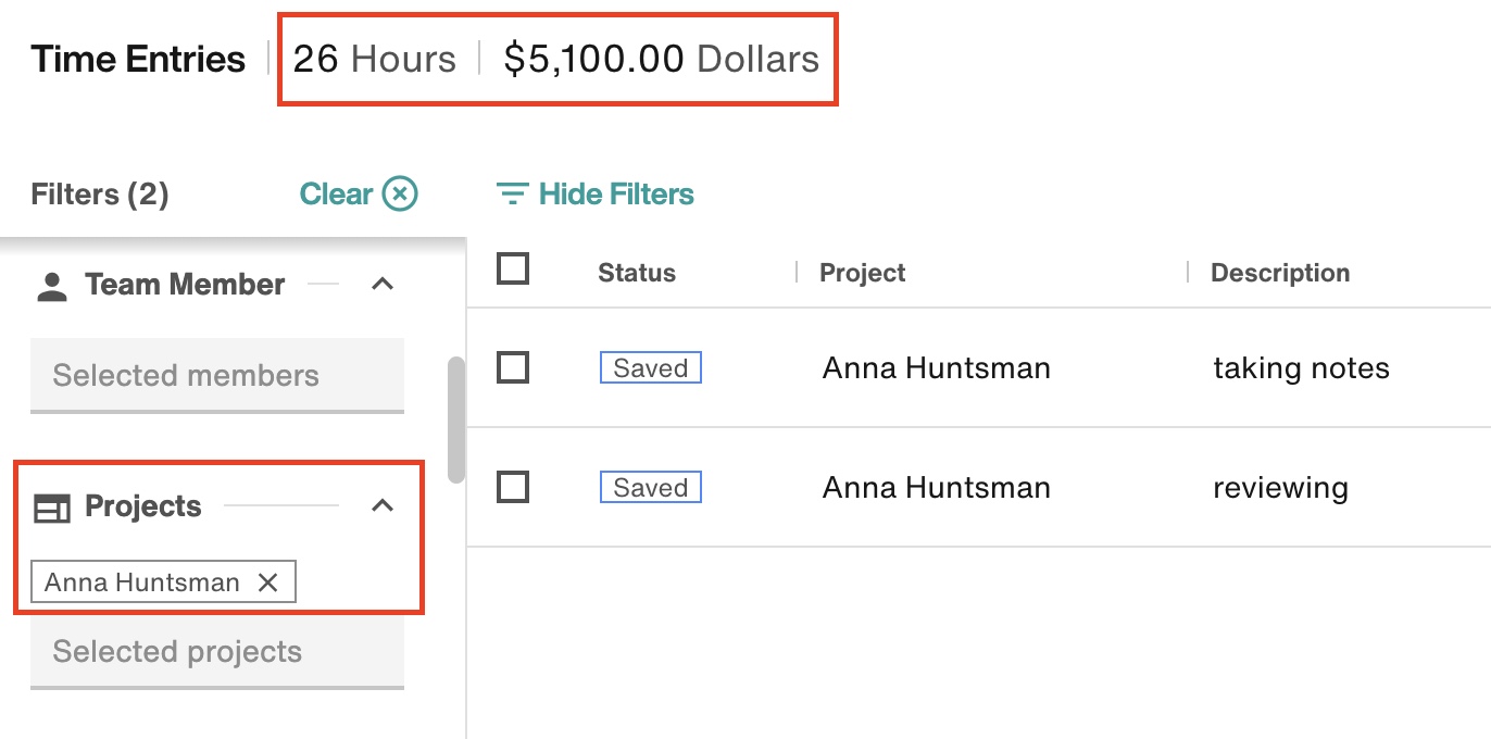 Billing Timesheet – Filevine Help Center