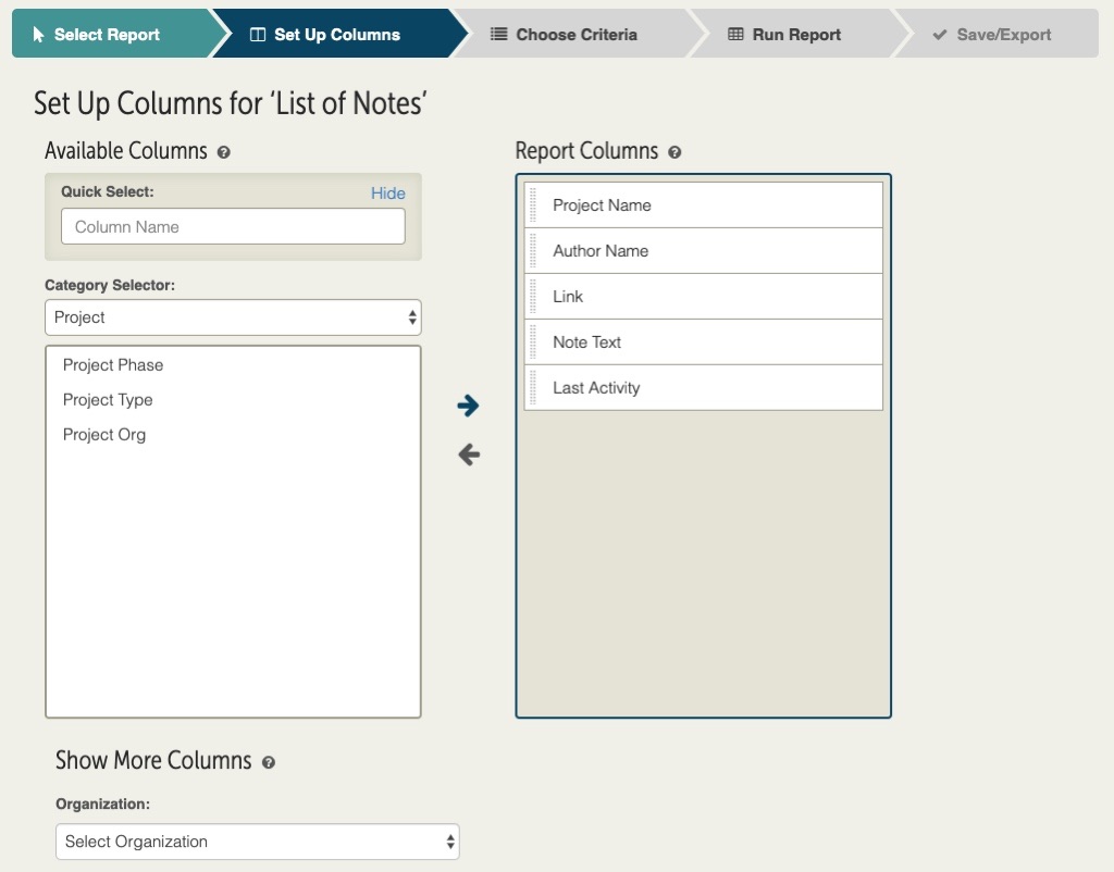 Build a Report – Filevine Help Center
