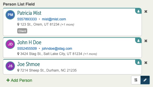 Person Fields – Filevine Help Center
