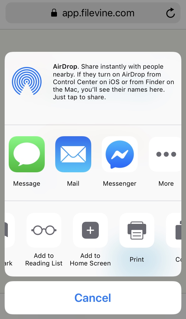 Add Mobile Shortcuts – Filevine Help Center