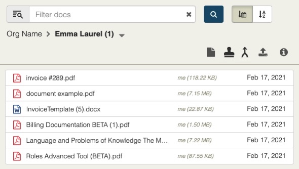 Docs Section – Filevine Help Center