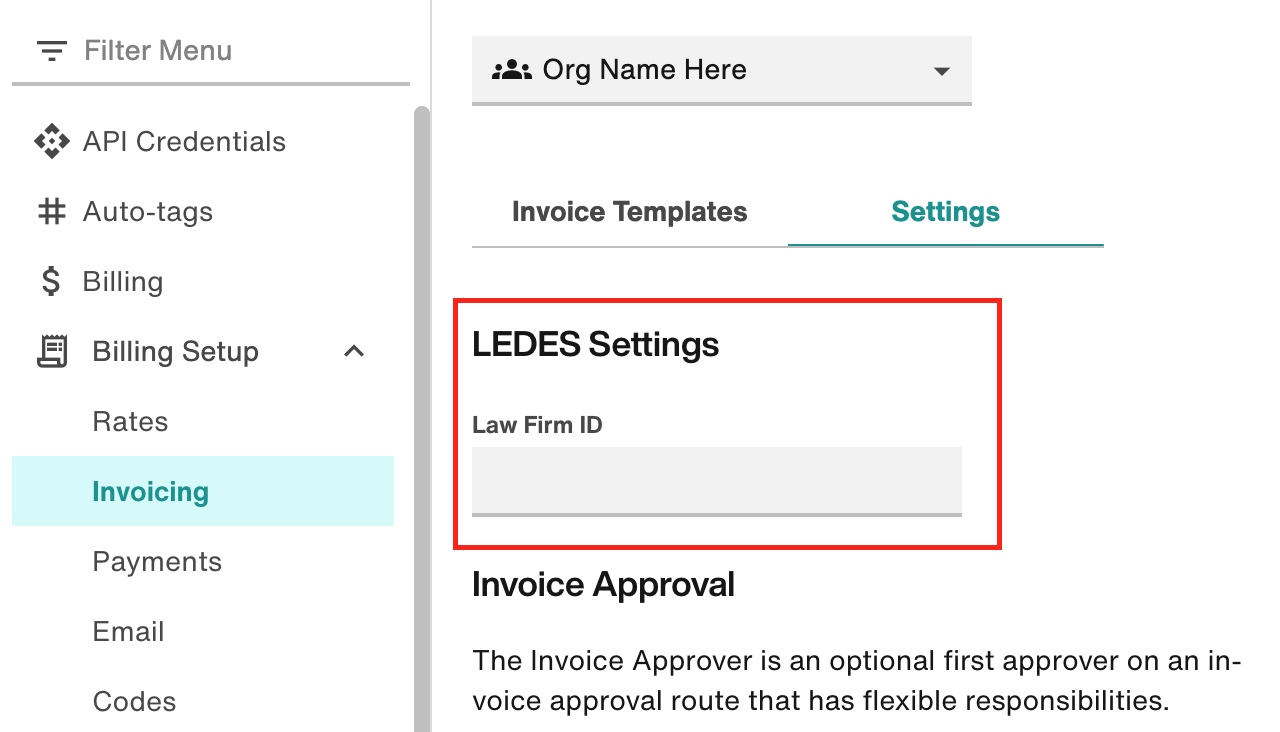 Create LEDES 1998B Bills – Filevine Help Center