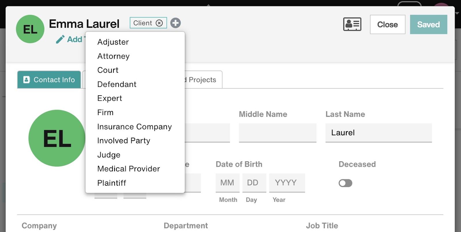 Billing in the CPM – Filevine Help Center