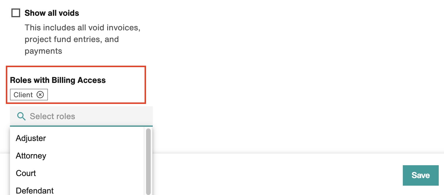 Billing in the CPM – Filevine Help Center