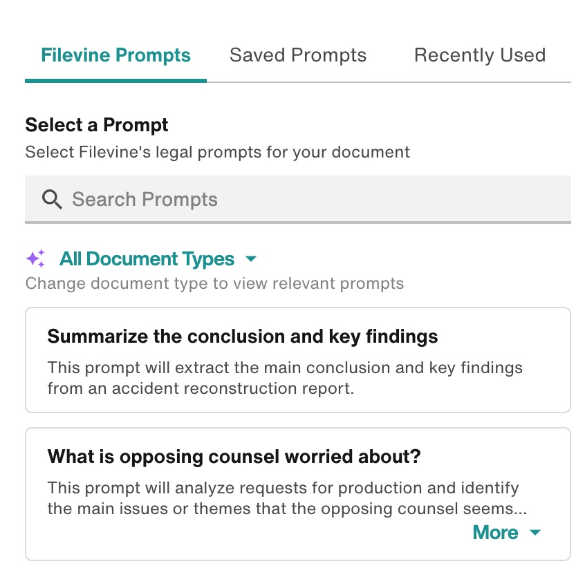 AI Doc Review – Filevine Help Center