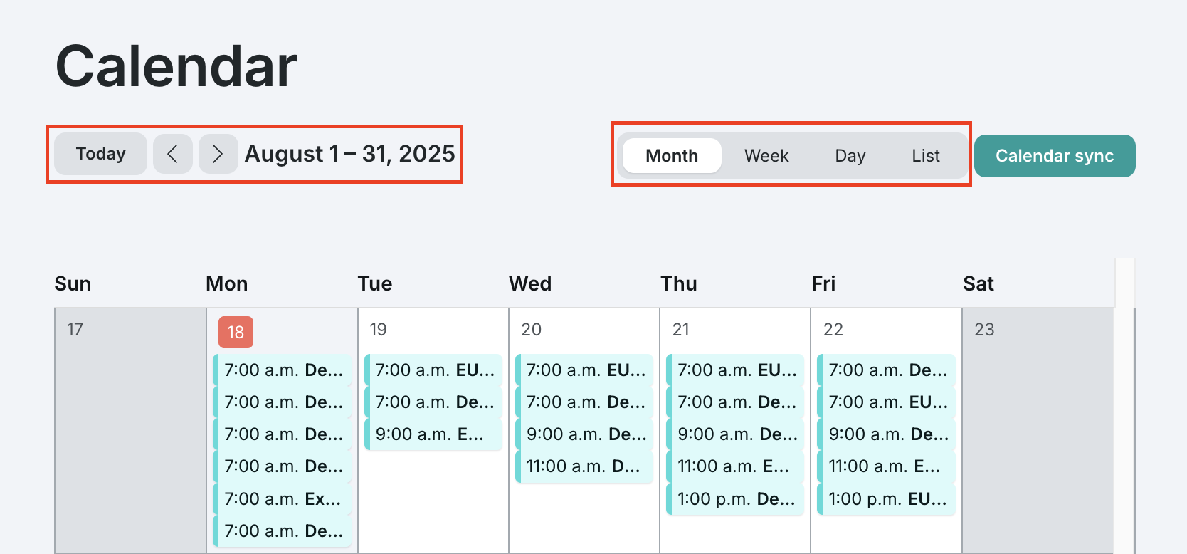 Calendar Section (Depositions by Filevine) – Filevine Help Center