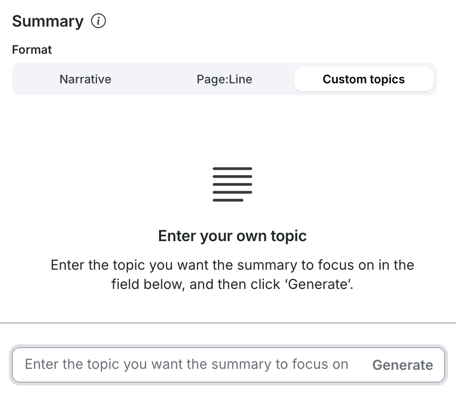Deposition Summaries – Filevine Help Center