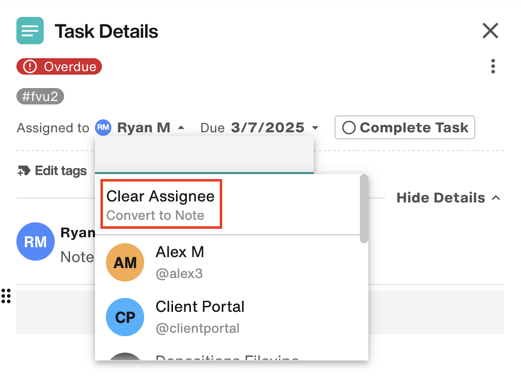 Activity Items – Filevine Help Center